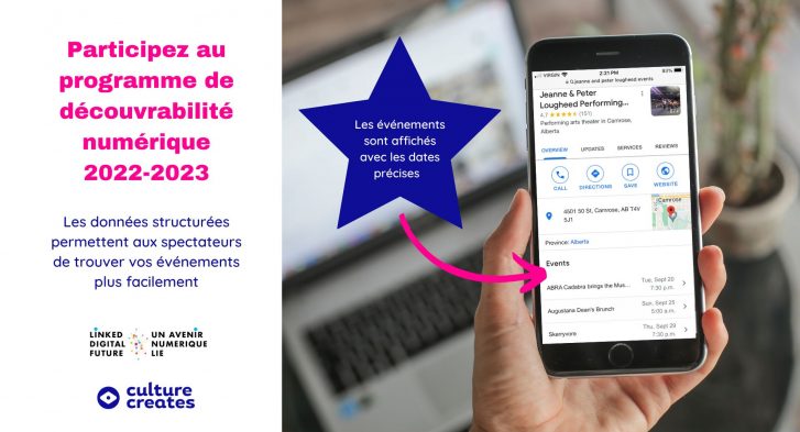 Invitation à participer au programme de découvrabilité numérique 2022-2023